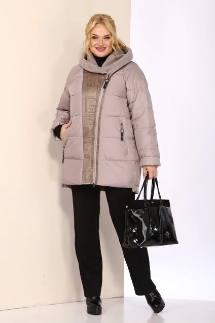 Куртка 2088 бежевый-1 Shetti купить в интернет магазине Велесмода